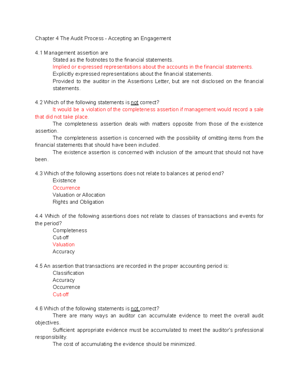 Auditing Theory - Salasogcol Chapter 4: The Audit Process Explained - Studocu