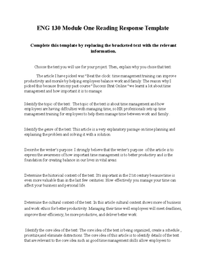 [Solved] Welcome to ENG 130 In this first discussion you will introduce ...