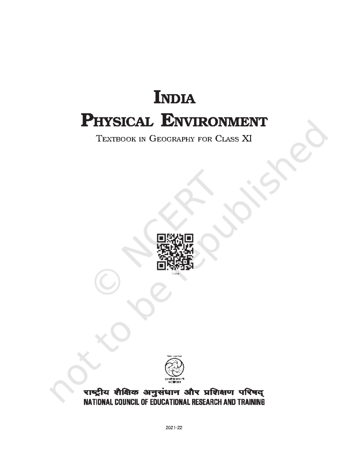 Geography 11th Class 2 - INDIA PHYSICAL ENVIRONMENT TEXTBOOK IN ...