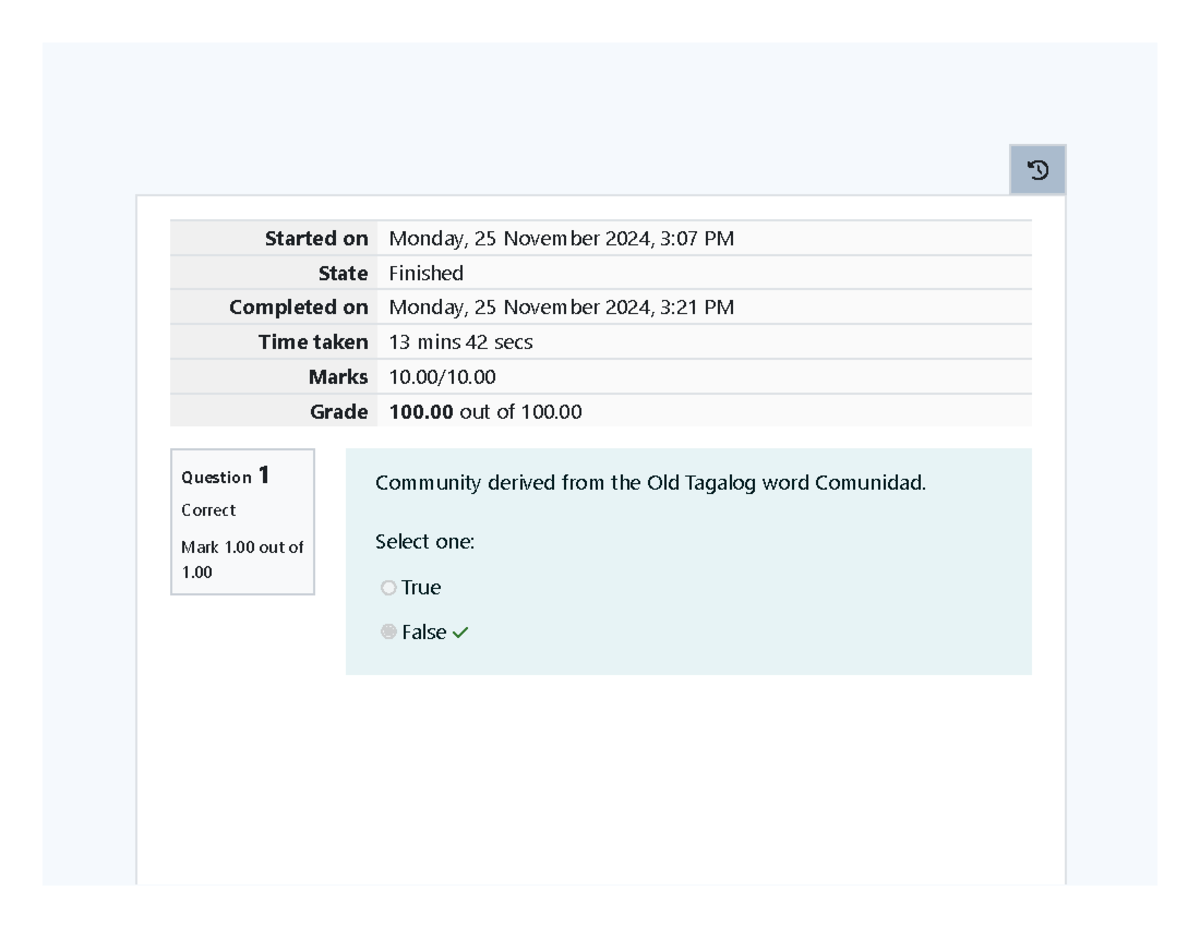 NSTP 2 Prelim Quiz 2 Review: Community Organizing Concepts - Studocu