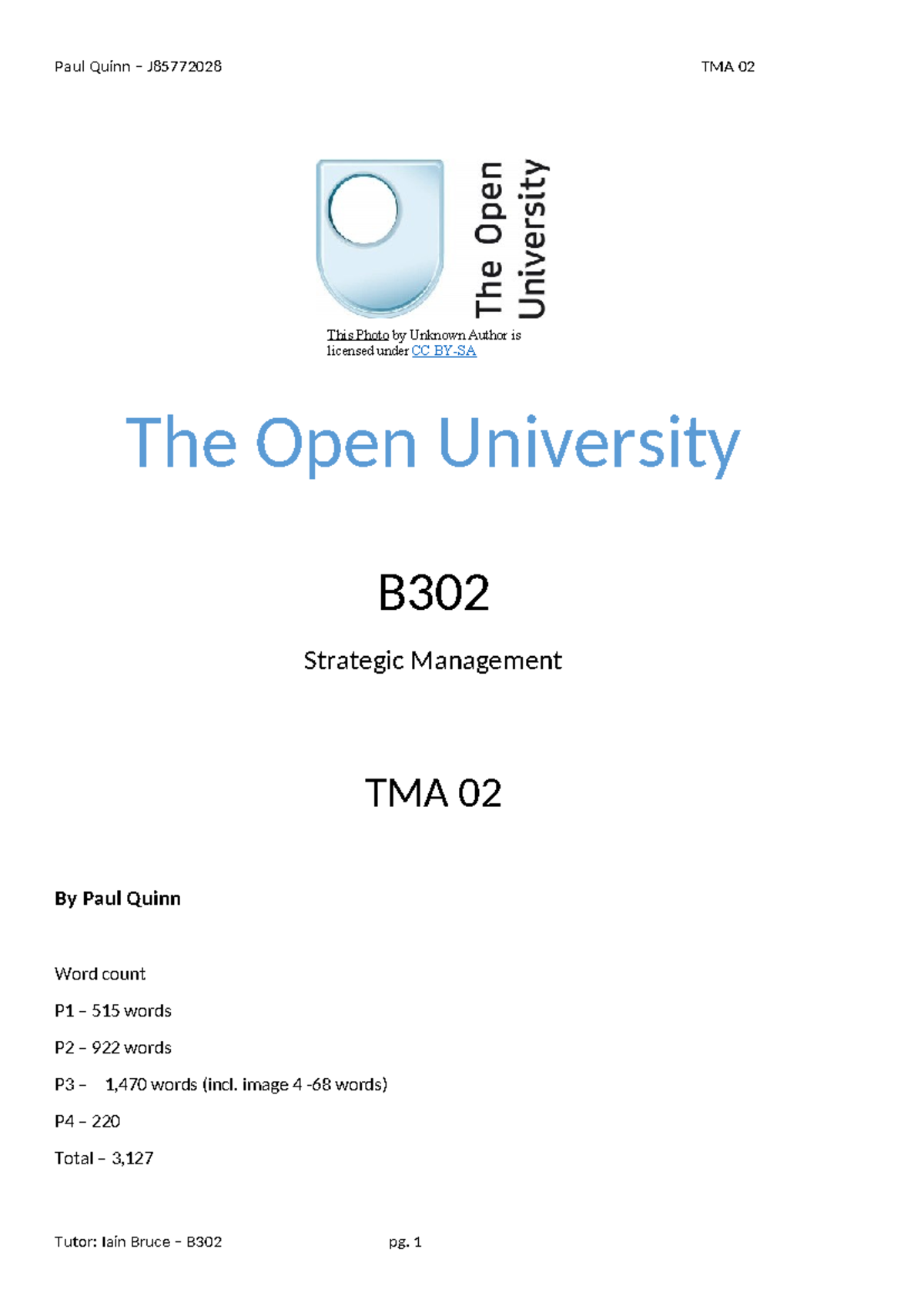 B302 TMA 02: Strategic Analysis of the UK Hotel Industry - Studocu