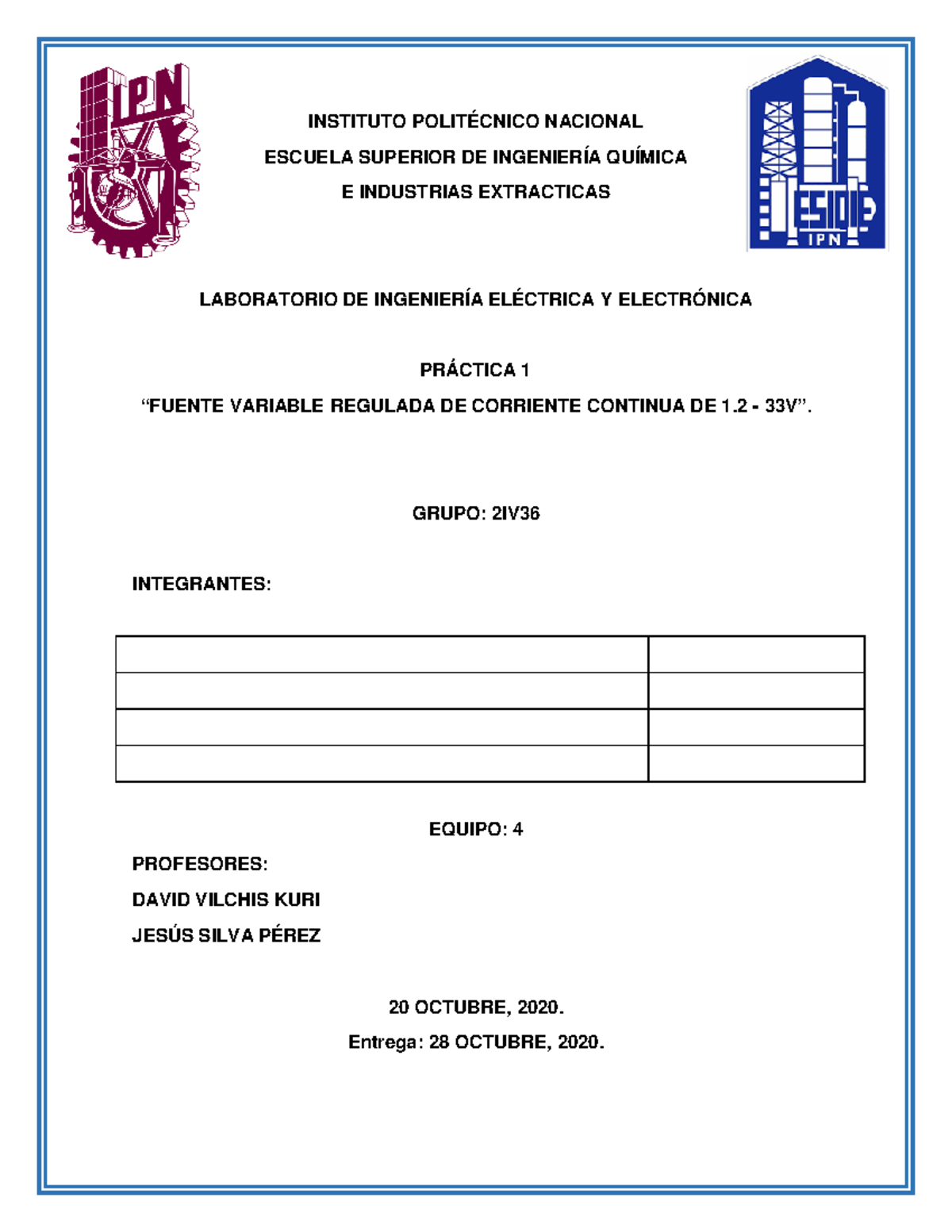 Práctica 1: Diseño de Fuente Variable Regulada de CD (1.2 - 33V) - Studocu