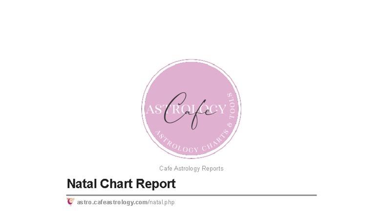 Natal Chart Report for Olu Olowogboye: Astrology Insights - Studocu