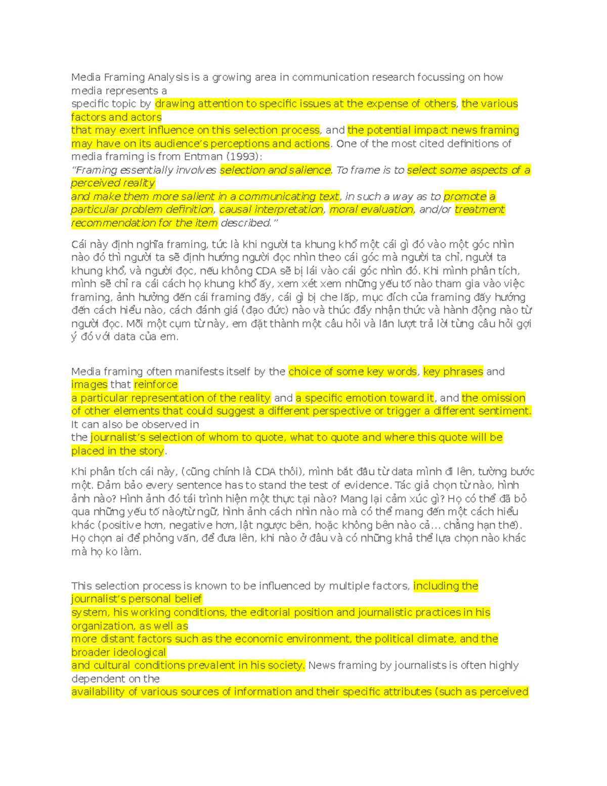 Media Framing Analysis: Understanding Representation in Communication ...