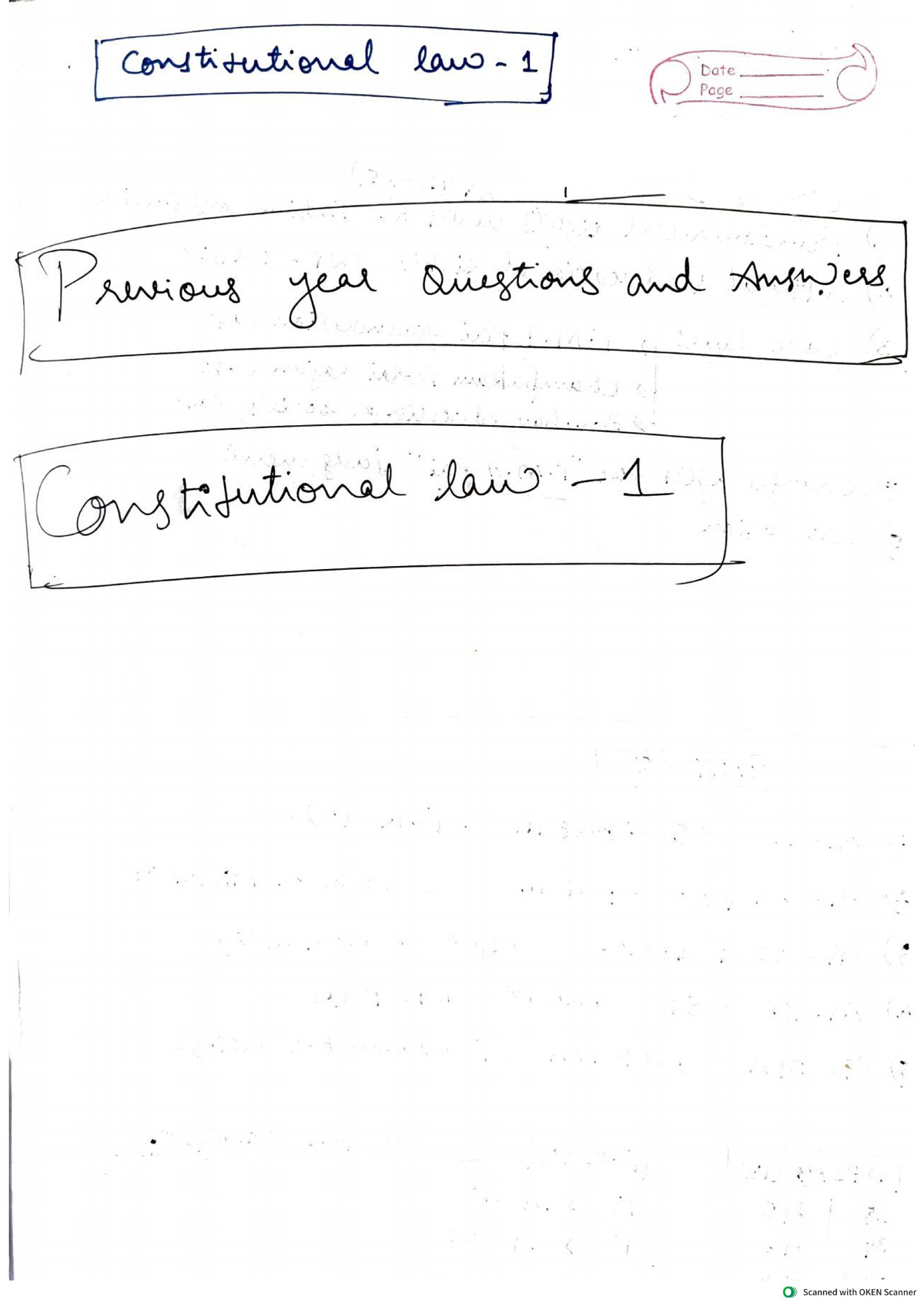 Constitutional Law 1st Sem: Federal Character & Key Features of Indian ...