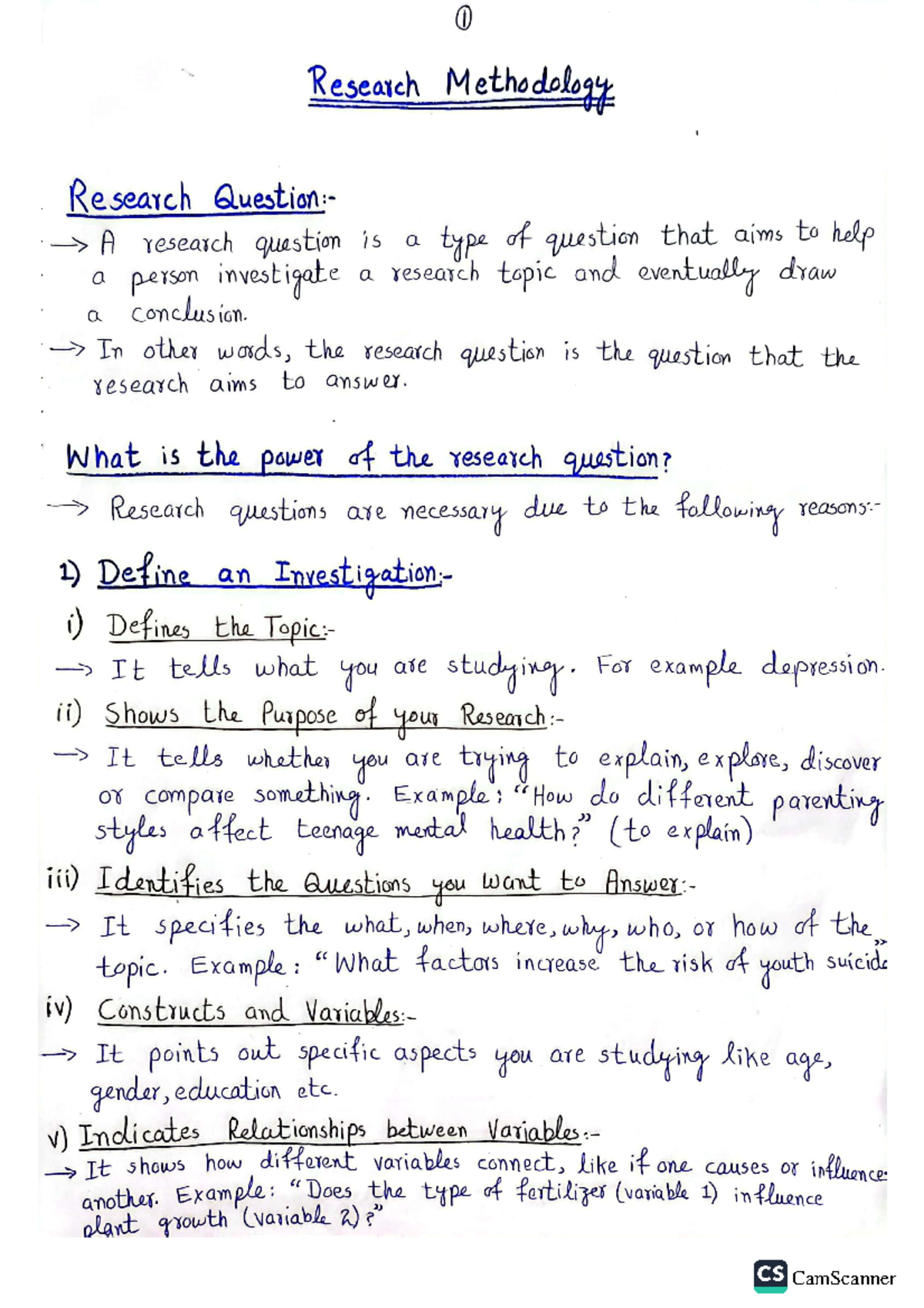 Research Methodology - In other words, the research question is the ...