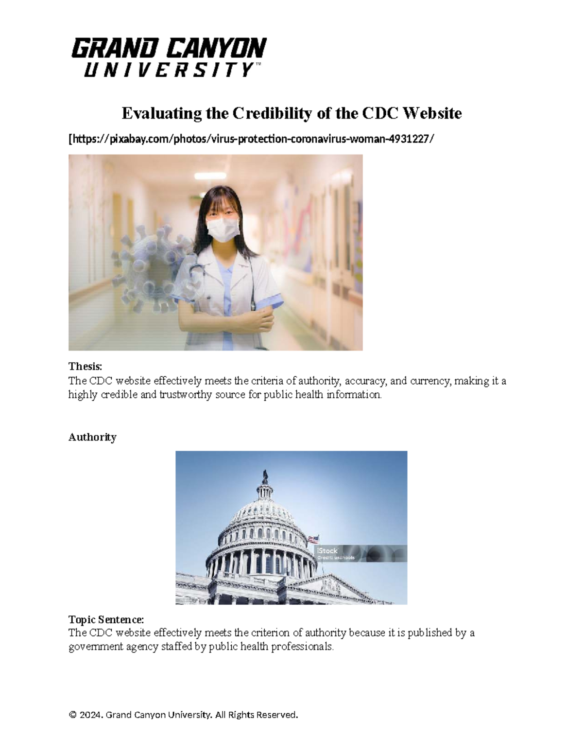 ENG-105ONL-T4: Evaluating CDC Website Credibility and Accuracy - Studocu
