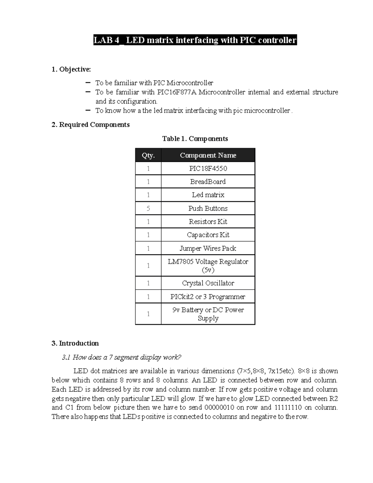 4. Lab 4 matric led - Giúp bạn học tốt vi điều khiển - LAB 4_ LED ...
