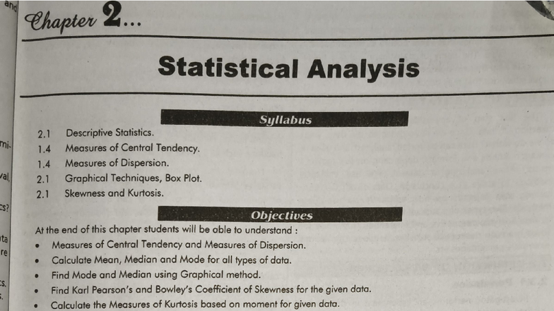 Statistical Analysis: Descriptive Statistics and Measures of Central Tendency - Studocu