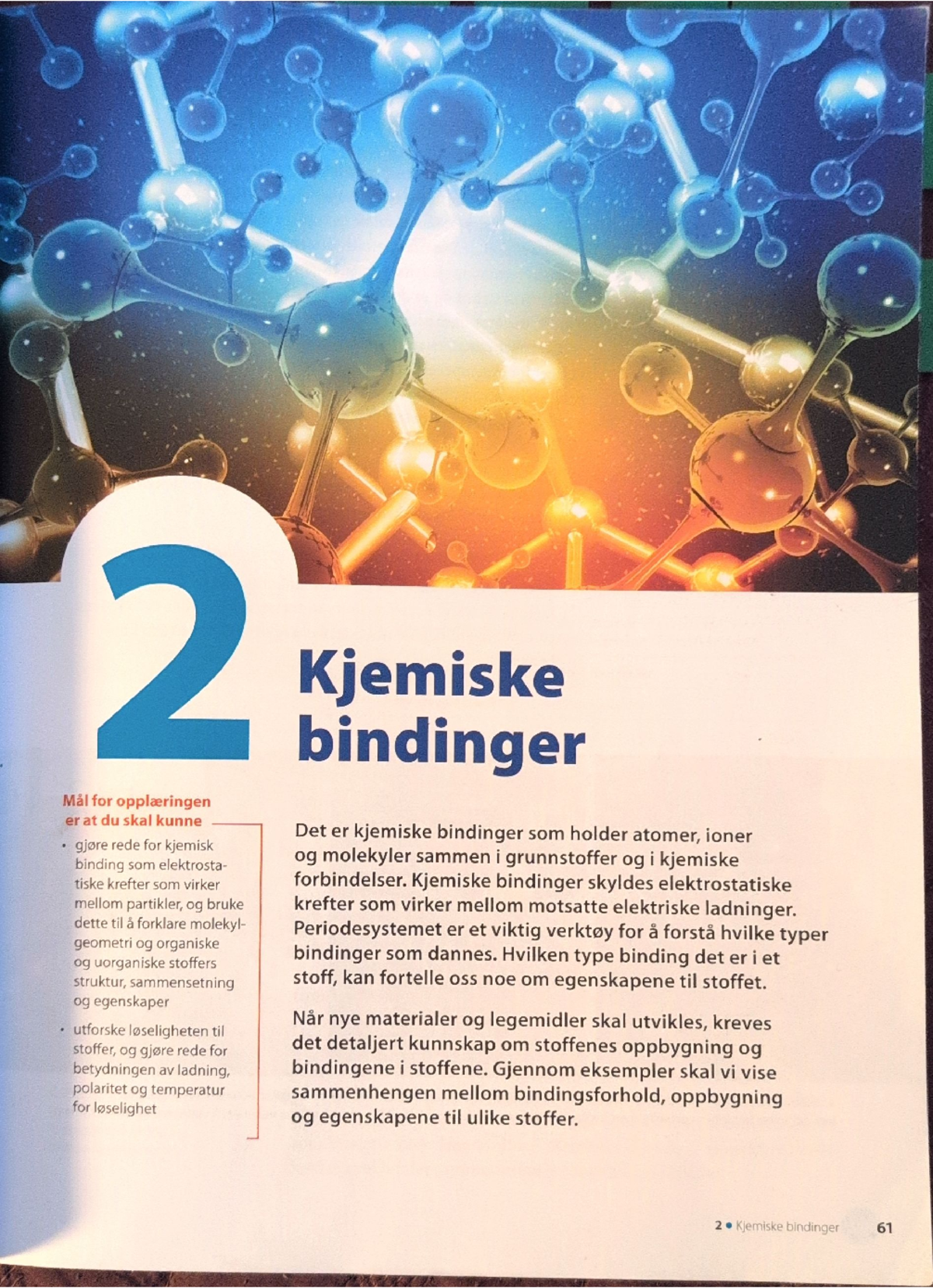 Kjemiske Bindinger: Forståelse av Struktur og Egenskaper (KJEMI 101 ...