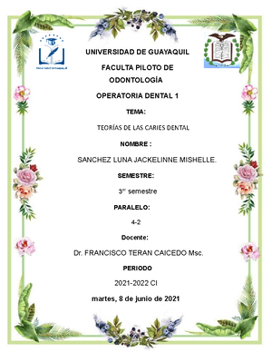 Posicion de paciente y operador - UNIVERSIDAD DE GUAYAQUIL FACULTAD ...