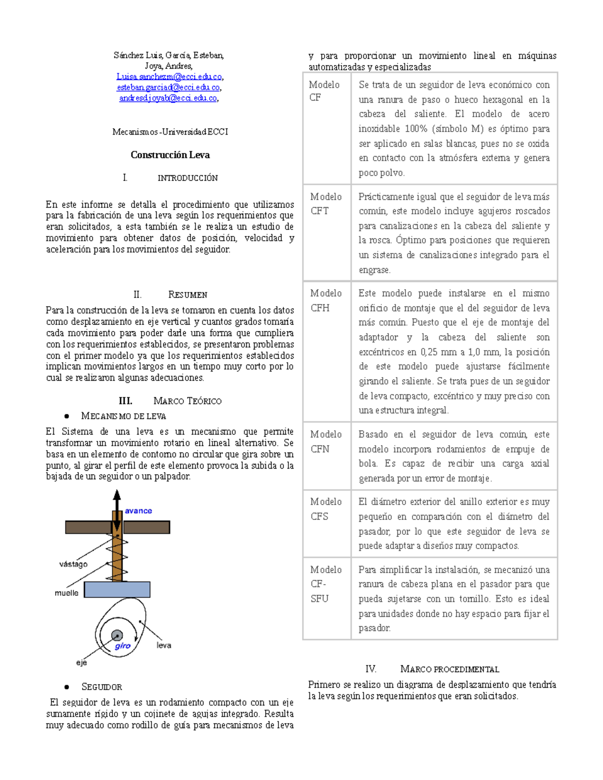 Fabricacion de Leva - Creacion de el Perfil de una Leva usando la ...