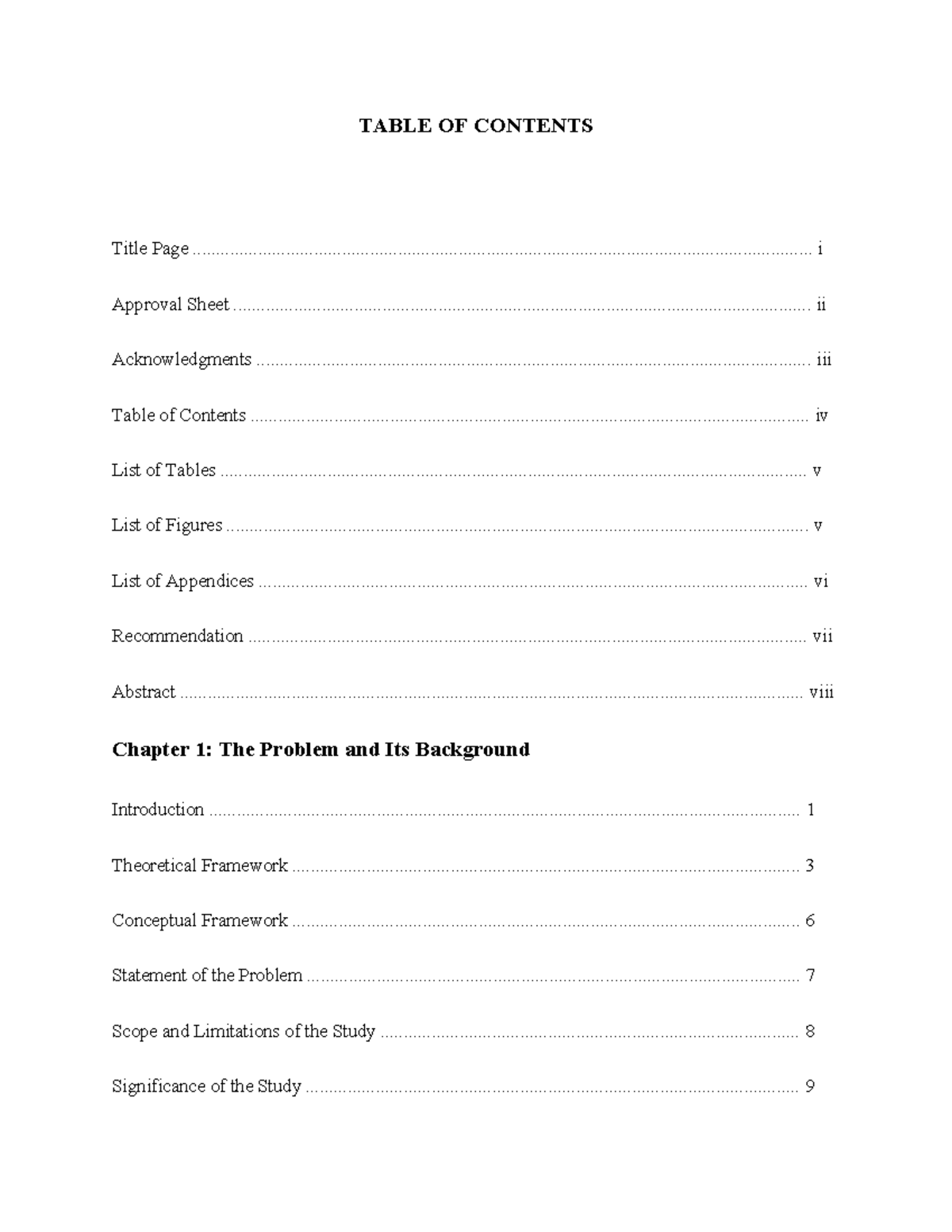 Table of Contents for APA 7th Edition Documentation Guide - Studocu