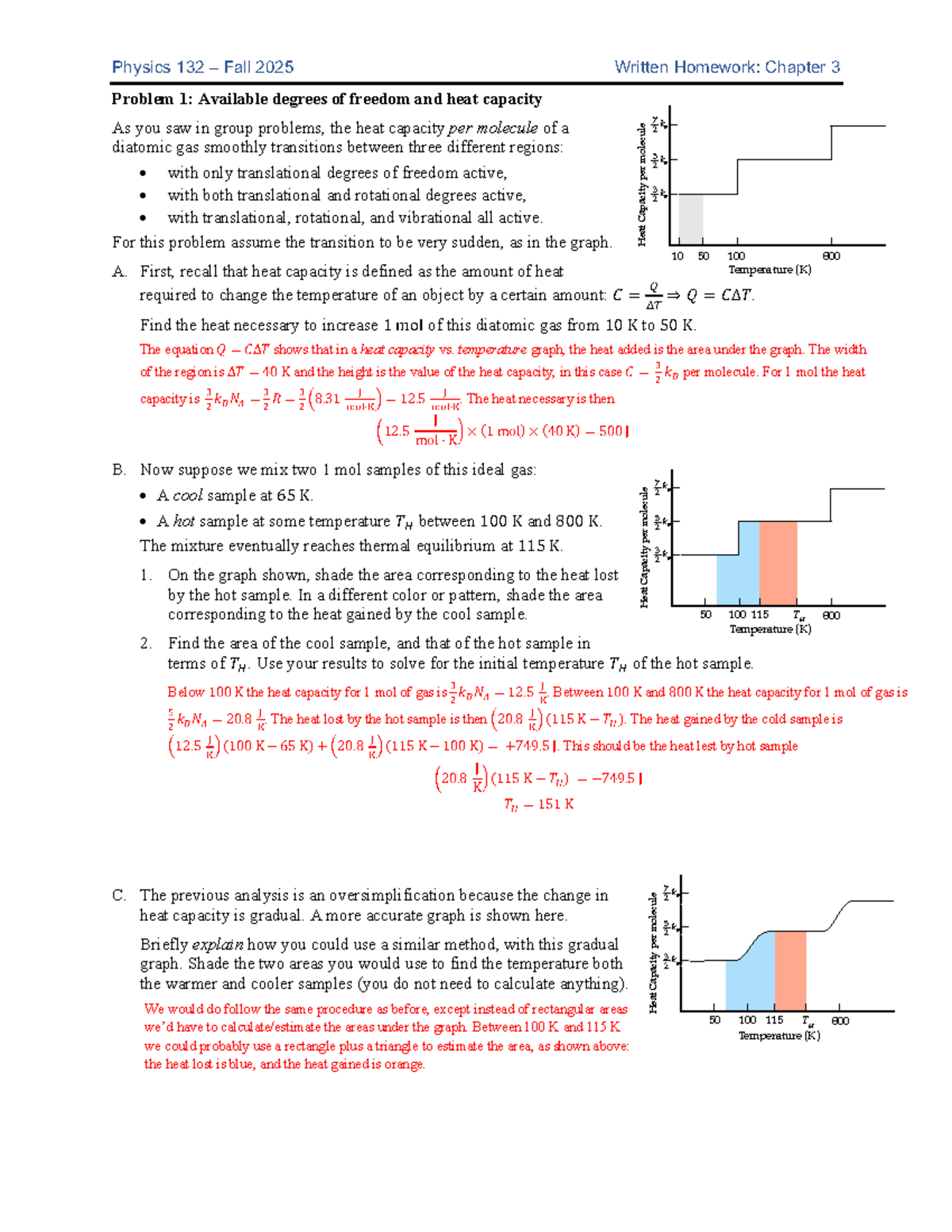 Physics 132 Fall 2025 Written Homework Solutions: Chapter 3 Problems - Studocu