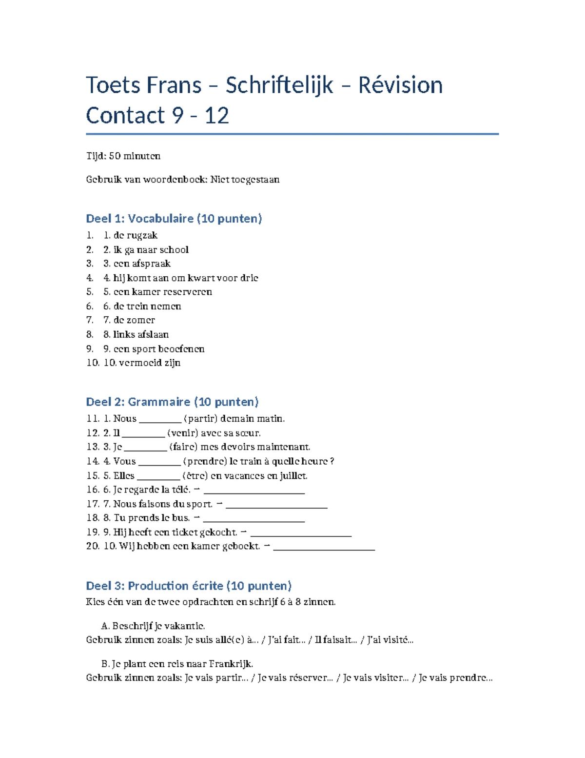 Referentiekaarten Fase 3: België en Europa Overzicht - Studocu