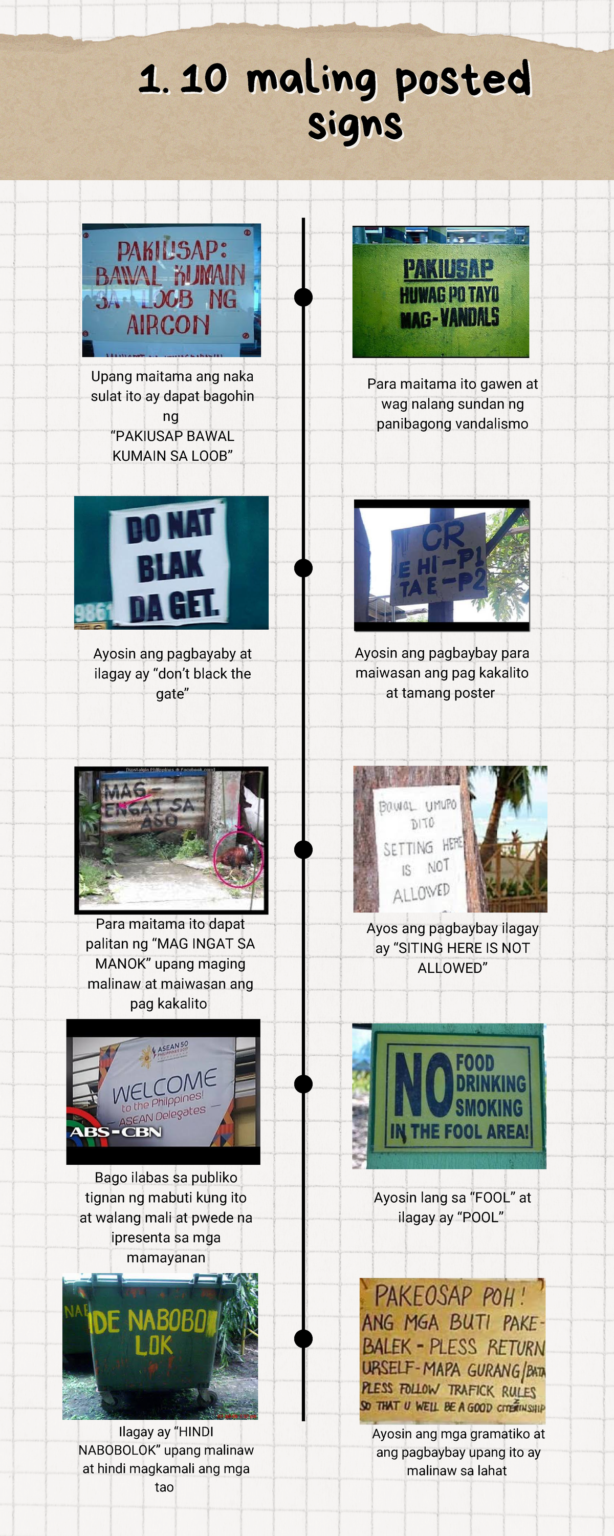 Masining Activity 3 - asda - 10 maling posted10 maling posted signs ...