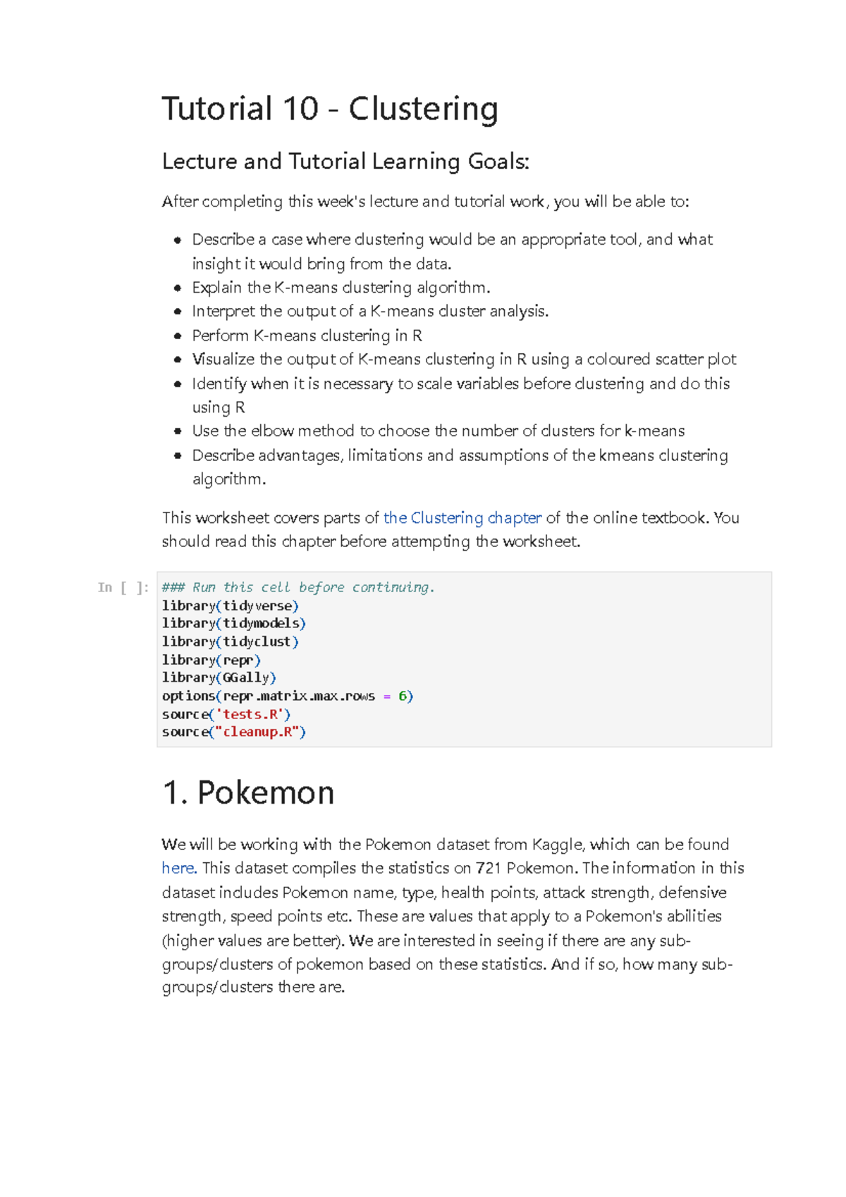 Tutorial 10 - K-Means Clustering with R Insights and Visualizations ...