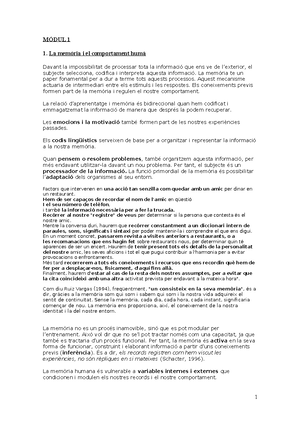 MOD 5 ERTERTERTERT - La representación del conocimiento en la memoria ...