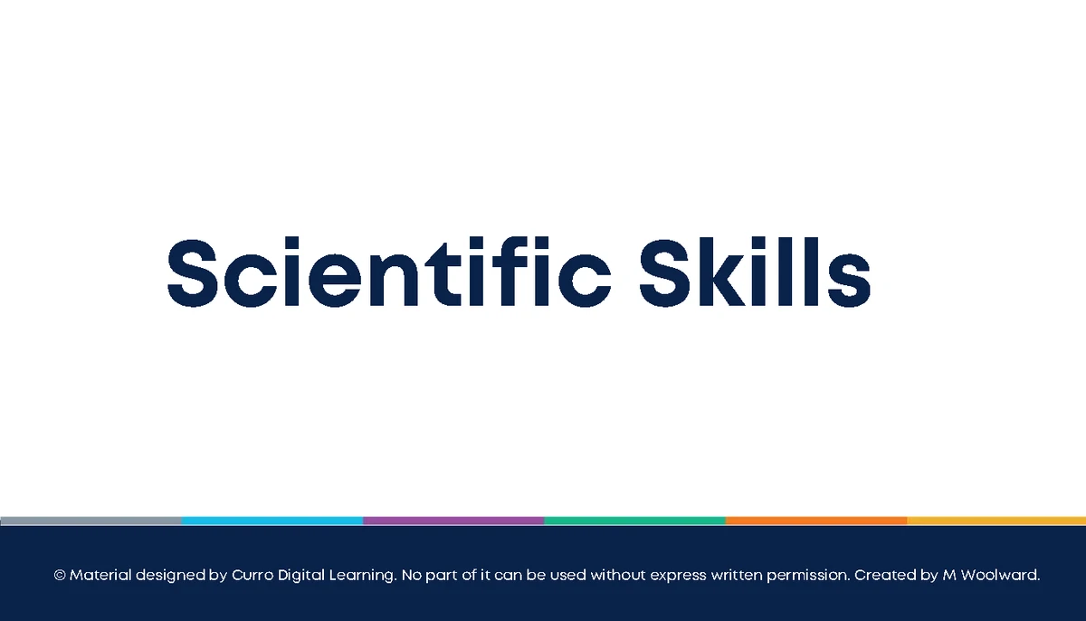 Life Sciences Notes: Scientific Skills & Investigative Methods - Studocu