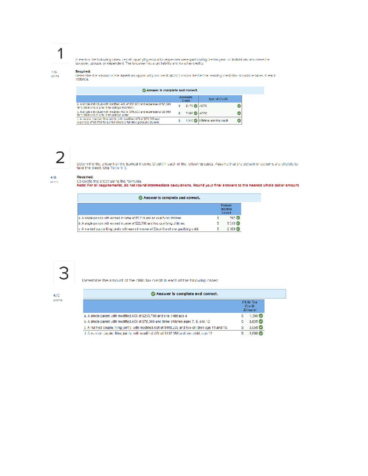 3-2 Activity: Tax Credits and Forms Homework for Chapter 9 - Studocu