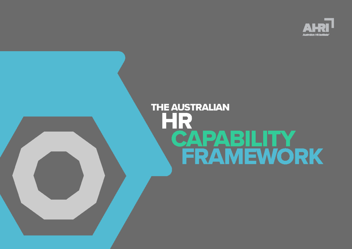Australian HR Capability Framework: Comprehensive Overview and Insights ...