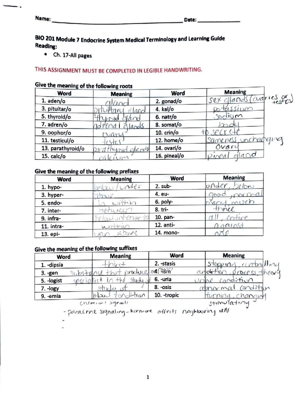 Form Document Overview and Insights - 43641 Course Code - Name: Date ...