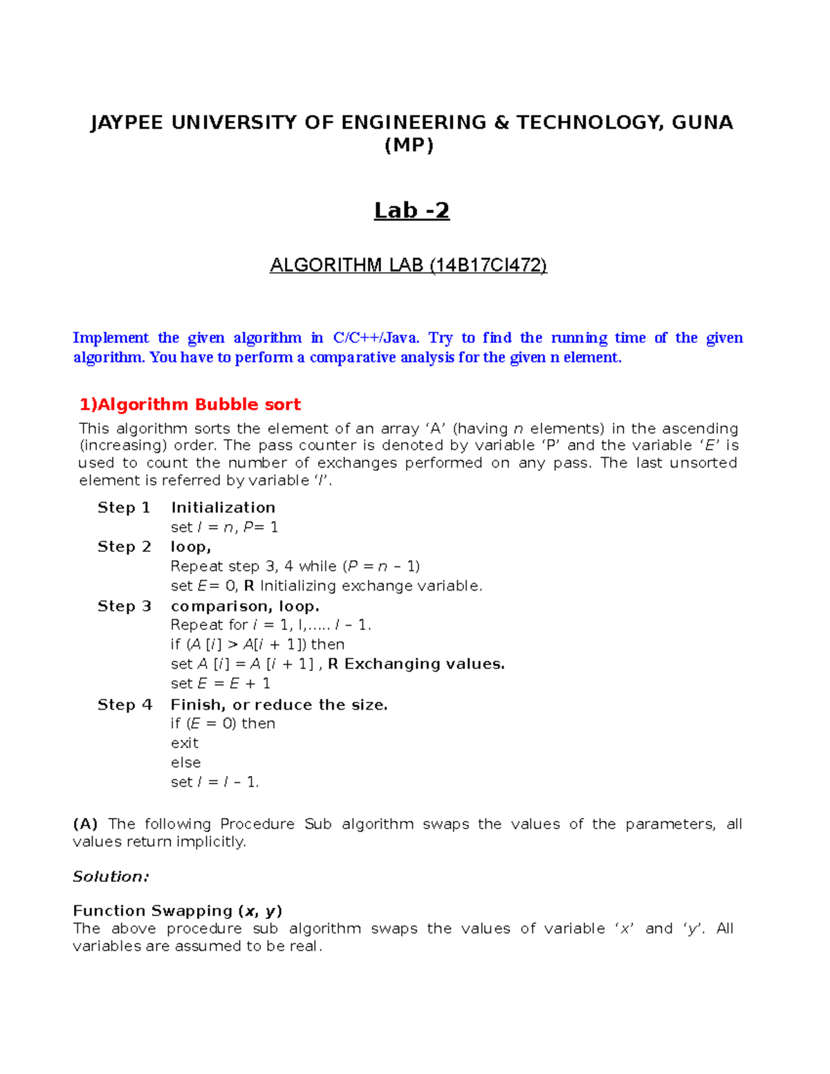 Lab-2 - this lab file which required to submit in every lab session ...