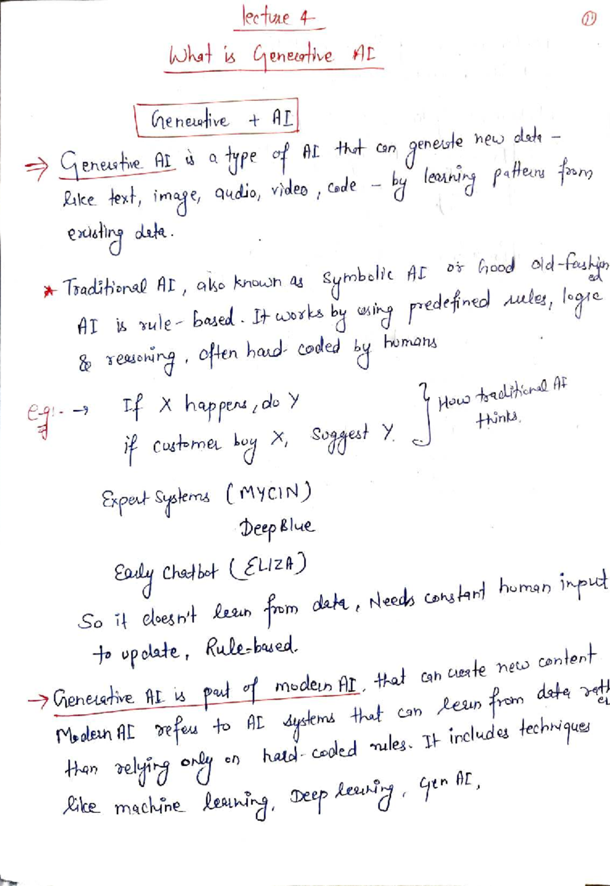 Lecture 4 Notes: Understanding Generative AI Concepts - Studocu
