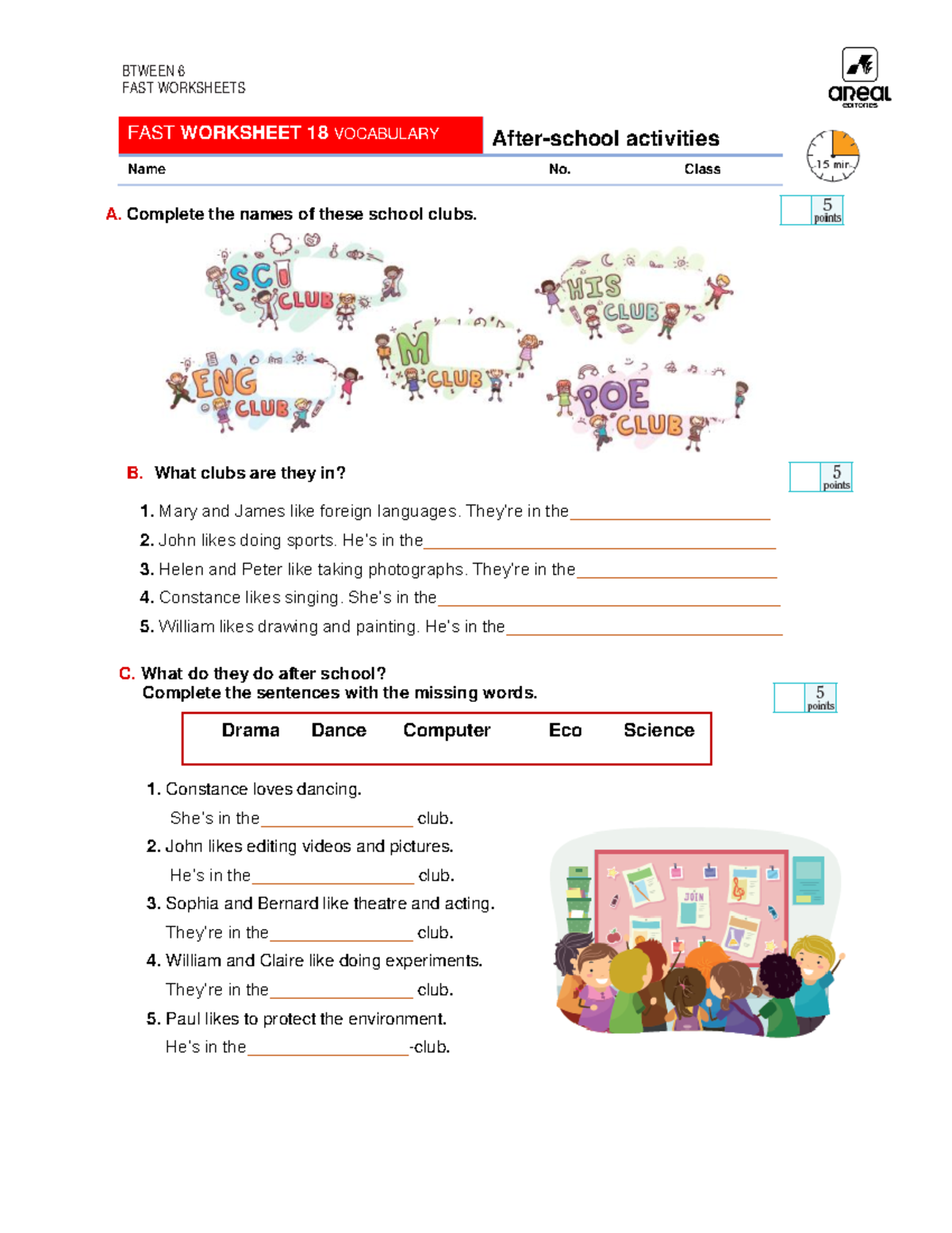 Aebtw 6 fast worksheet 18 - BTWEEN 6 FAST WORKSHEETS FAST WORKSHEET 18 ...