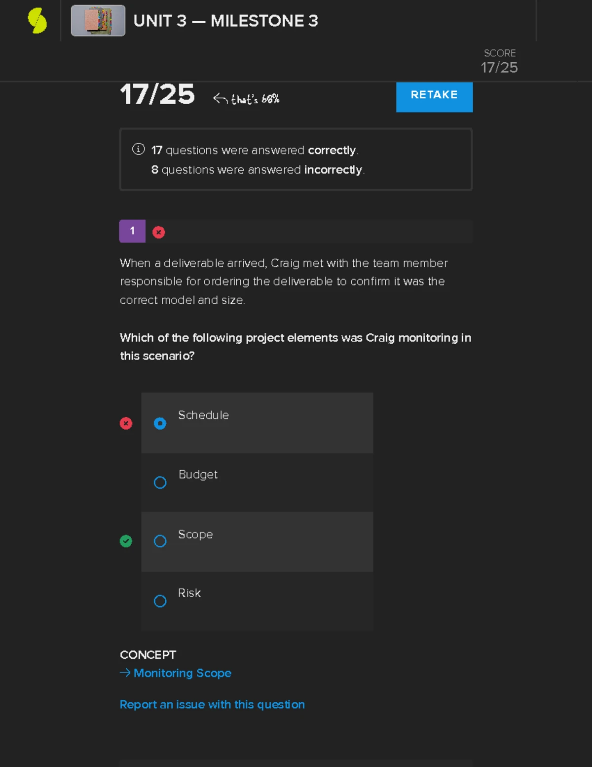 Unit 2 QSO-340 - Sophia Practice and Final Exam - 1 CONCEPT → Assigning People to Tasks 16/22 ...