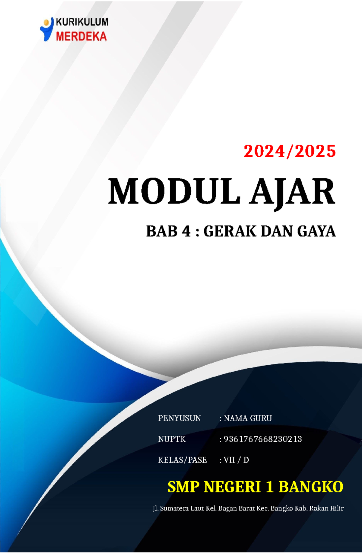 BAB 4 Gerak Dan Gaya - 2024/ MODUL AJAR BAB 4 : GERAK DAN GAYA PENYUSUN ...