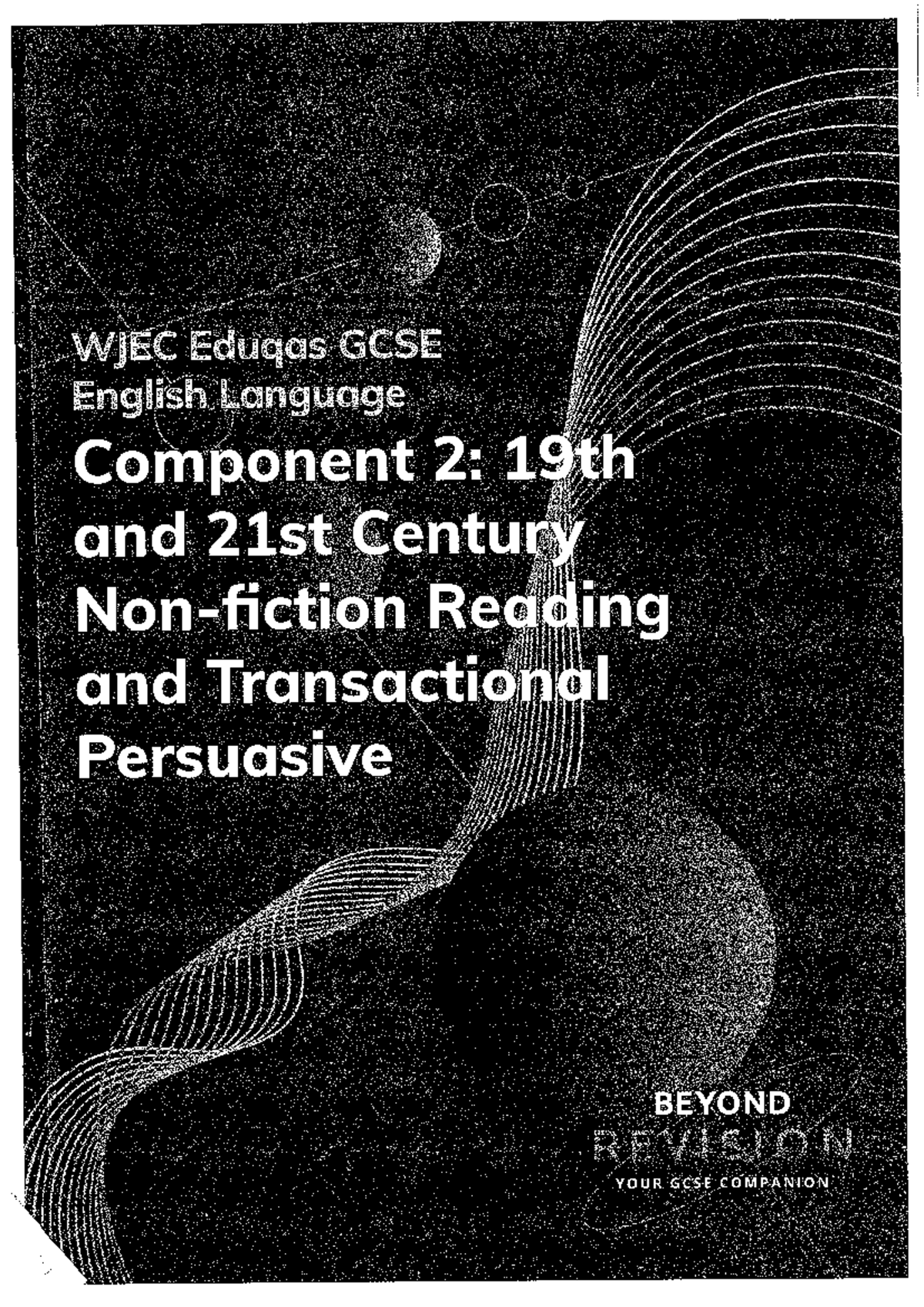 WJEC Eduqas GCSE English Language Component 2: 19th & 21st Century ...