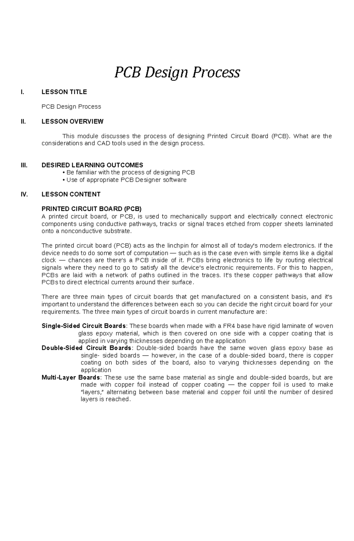 Module 8: PCB Design Process Overview and Best Practices - Studocu