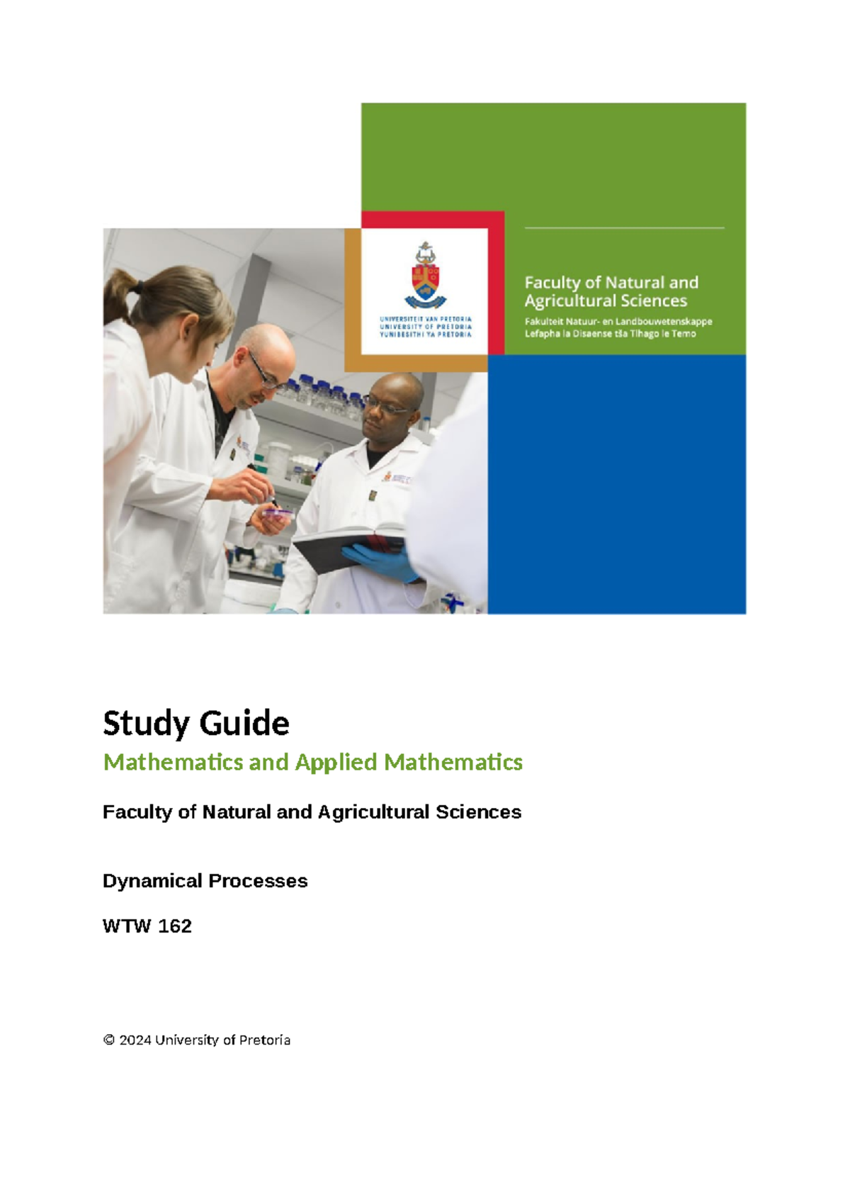 WTW162 Study Guide: Comprehensive Notes on Differential Equations - Studocu
