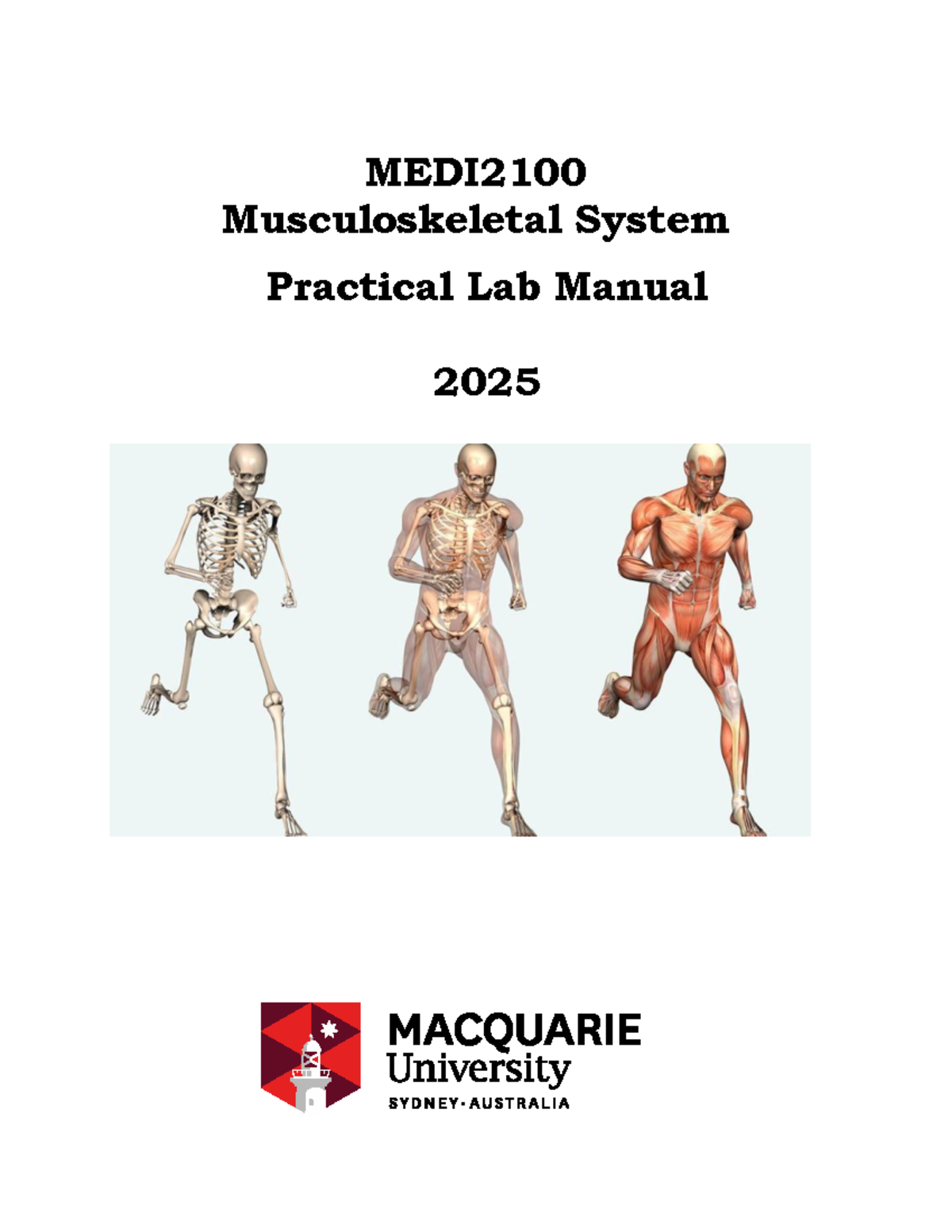 MEDI2100 Musculoskeletal System Lab Workbook 2025 - Studocu