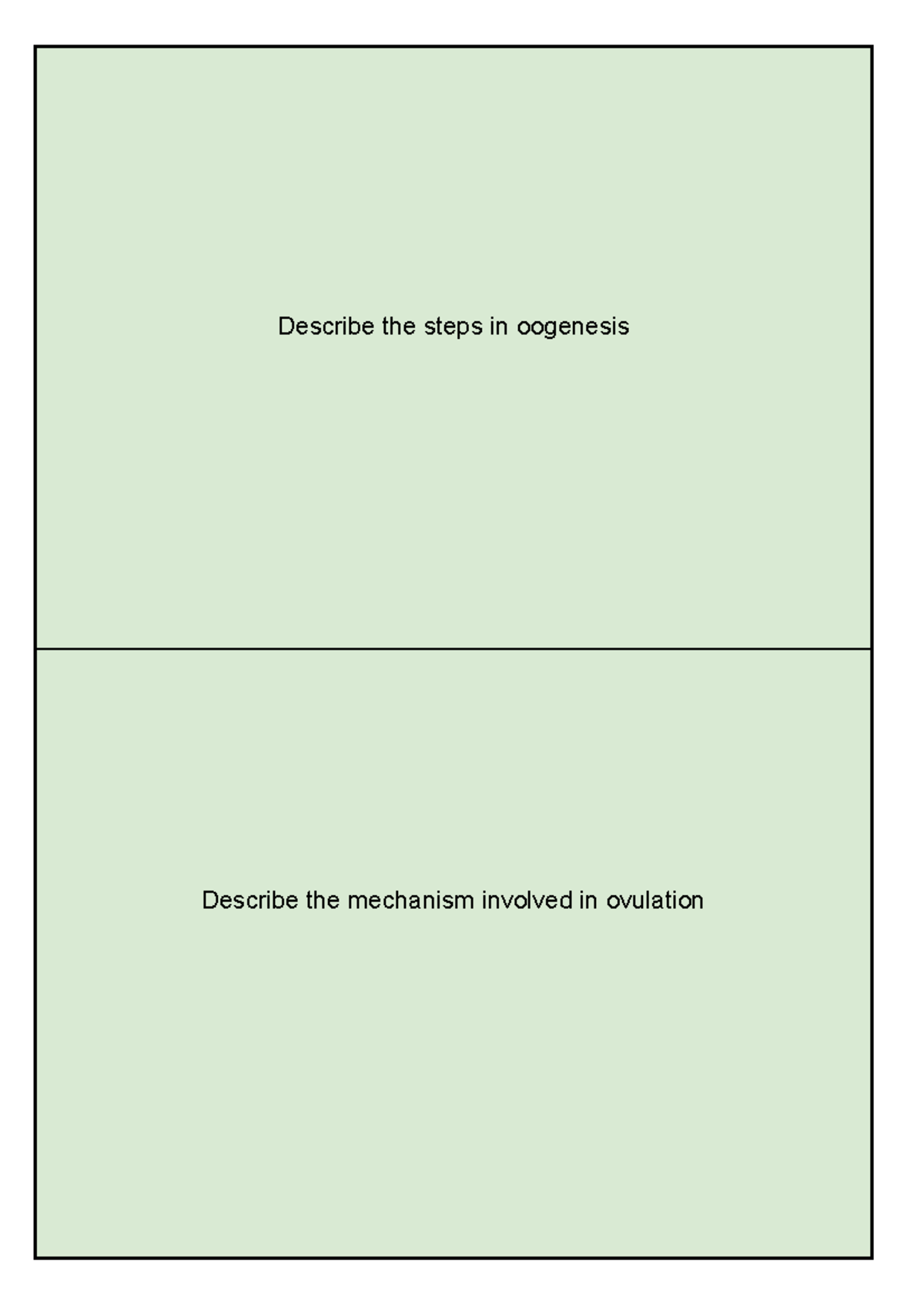 M4.1 Oogenesis, Ovulation, and Menstrual Cycle Overview - Studocu