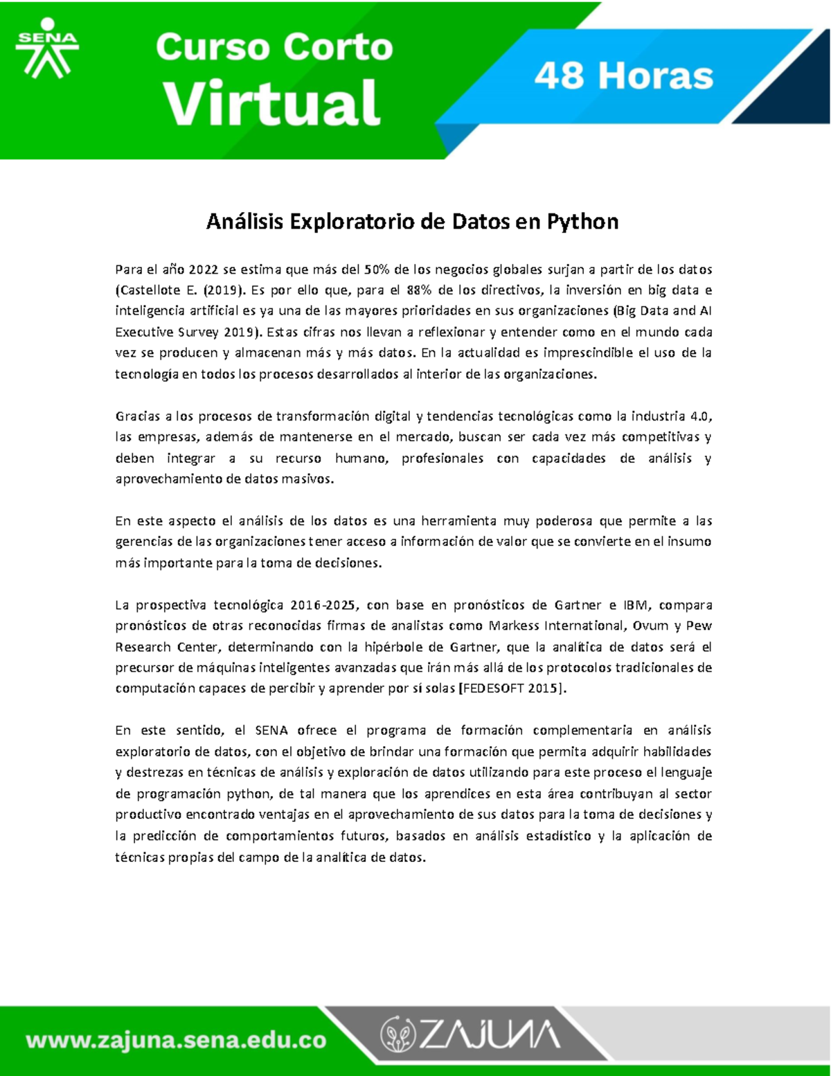 Análisis Exploratorio de Datos en Python - Curso SENA 2022 - Studocu