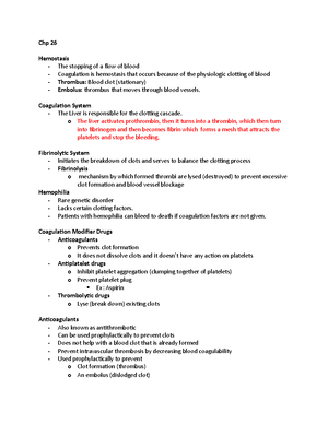 ATI pharm made easy notes on everything - Pharmacology Proctored ATI ...