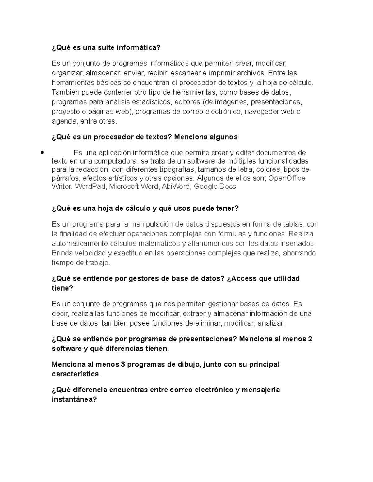 Qué es una suite informática - ¿Qué es una suite informática? Es un ...