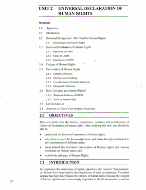 UDHR - Notes of Human rights - UNIVERSAL DECLARATION ON HUMAN RIGHTS ...