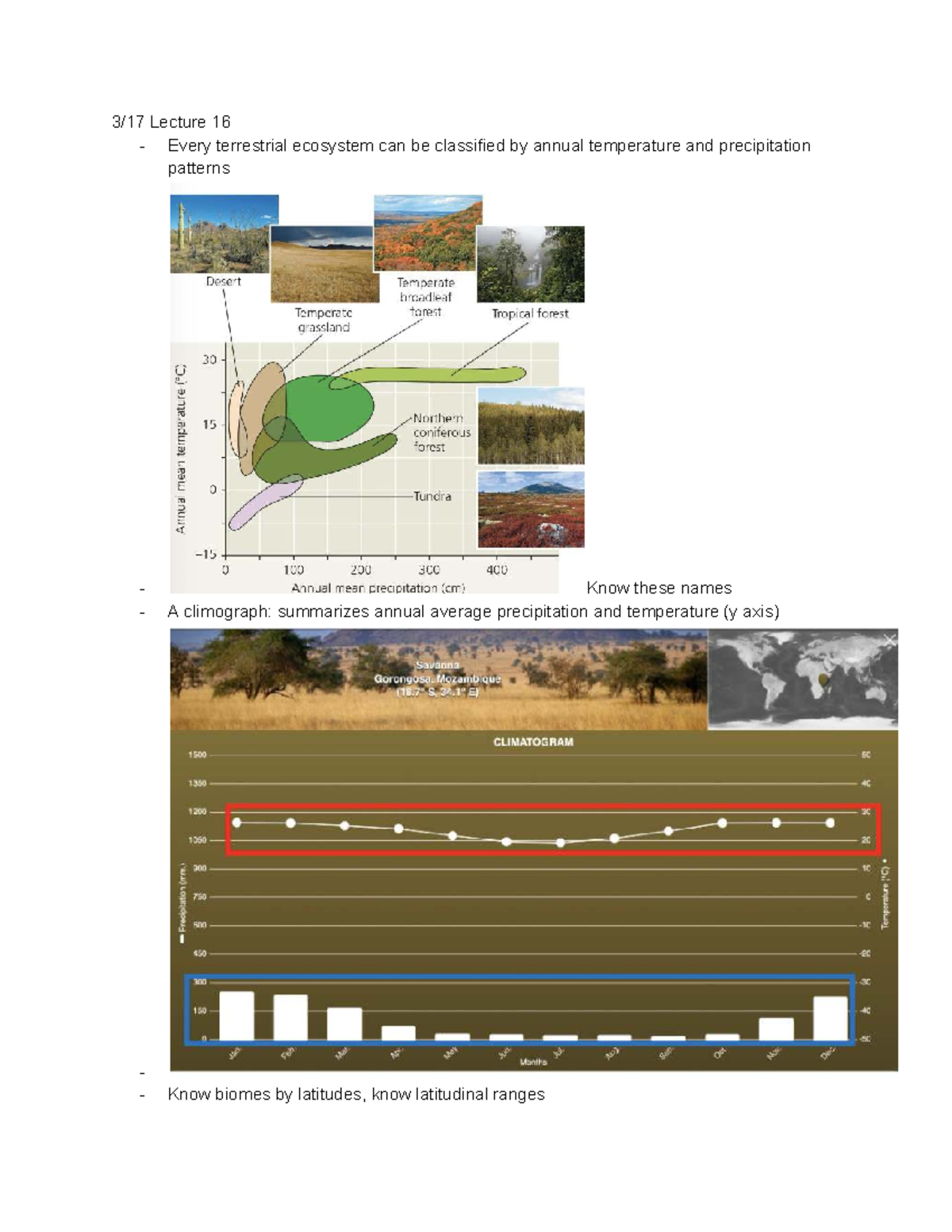 Bio 2 Exam 2 Lecture Notes: Terrestrial & Aquatic Ecosystem Dynamics ...