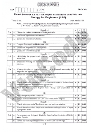 Solved model QP BBOK407-1 - USN Model Question Paper-1/2 with effect ...