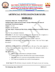 Artificial Intelligence - VTU - Studocu