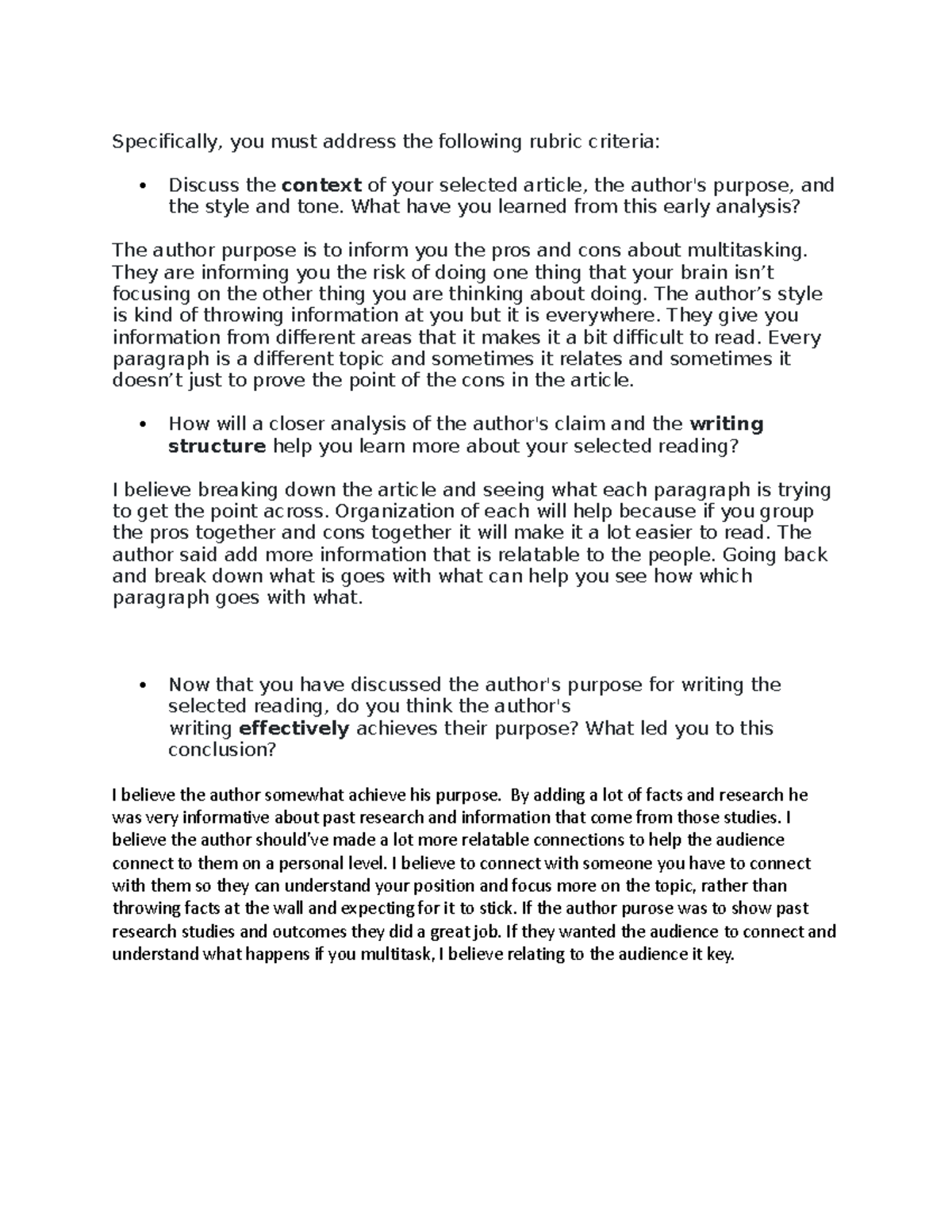 Eng122 2-1 Assignment - Module 2-1 - Specifically, you must address the ...