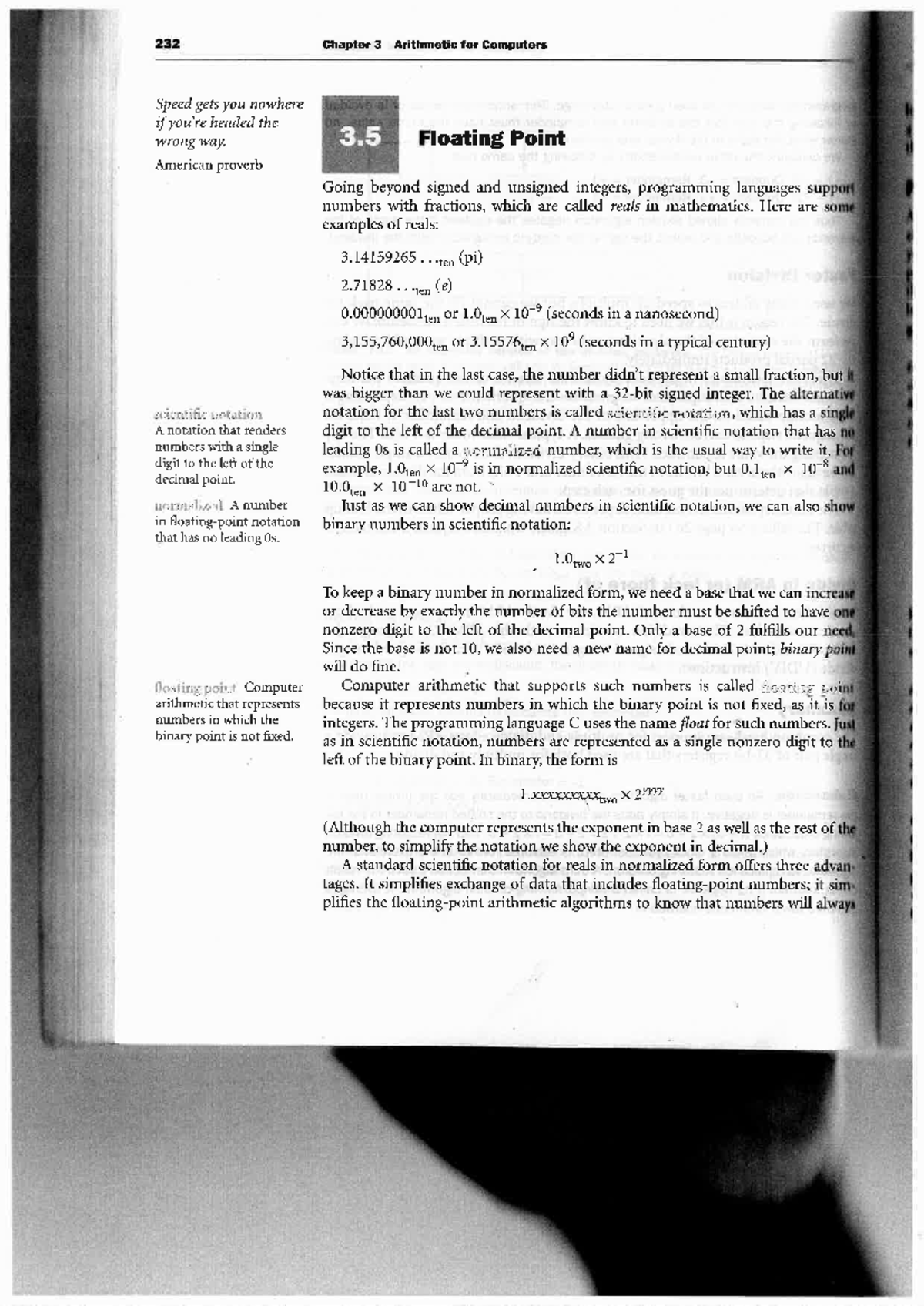 232 Chapter 3 Floating Point Arithmetic in Computers - Studocu