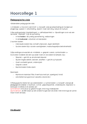 Methodische cyclus - Stel vast welke kenmerken de kinderen of jongeren ...