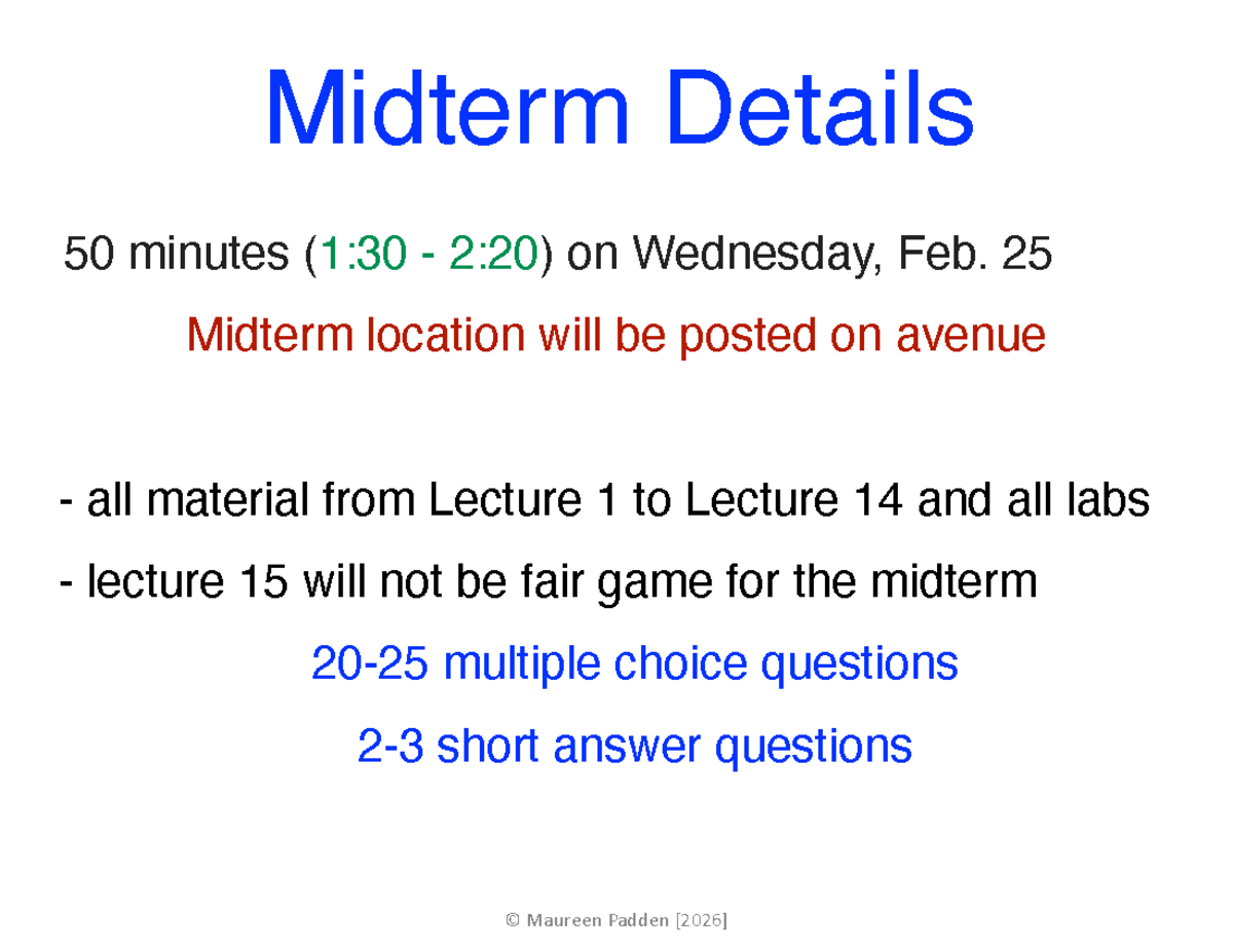 Geology 101 Midterm Study Guide - Studocu