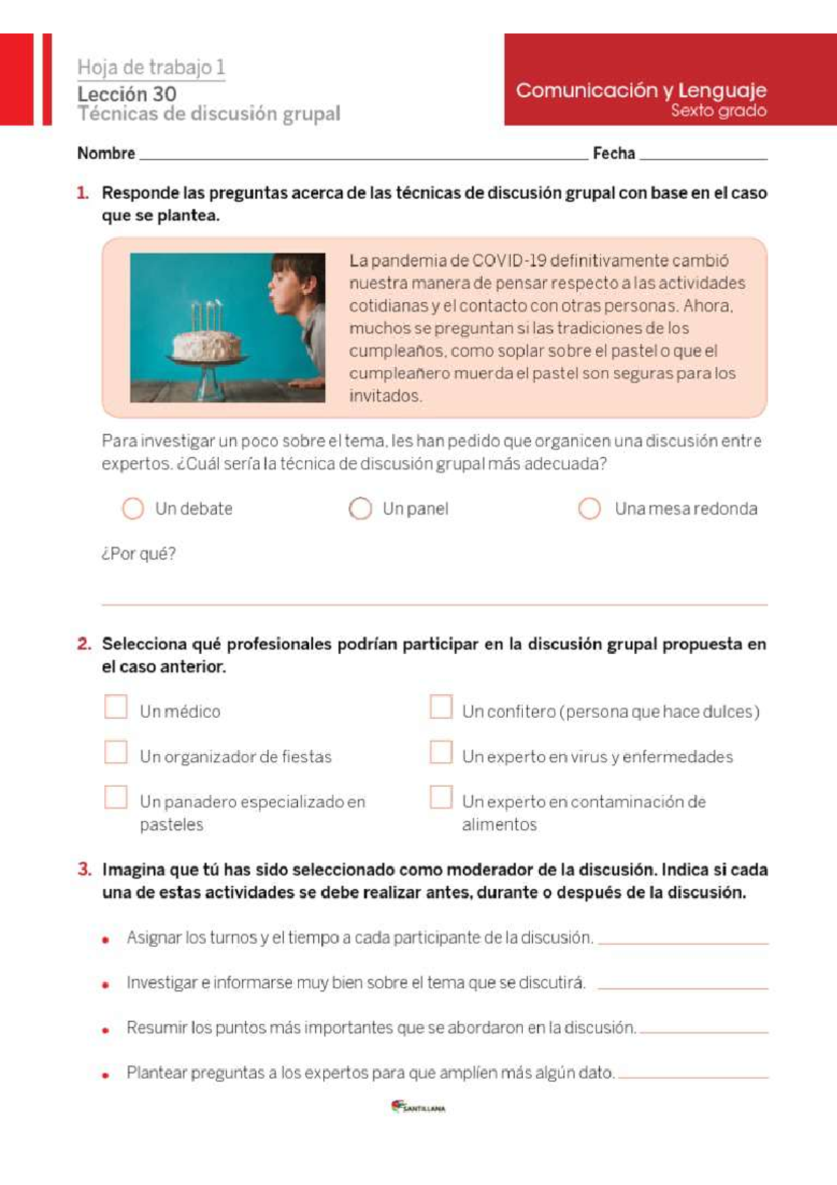 7MO - Lección 30: Técnicas de Discusión Grupal en Comunicación y ...
