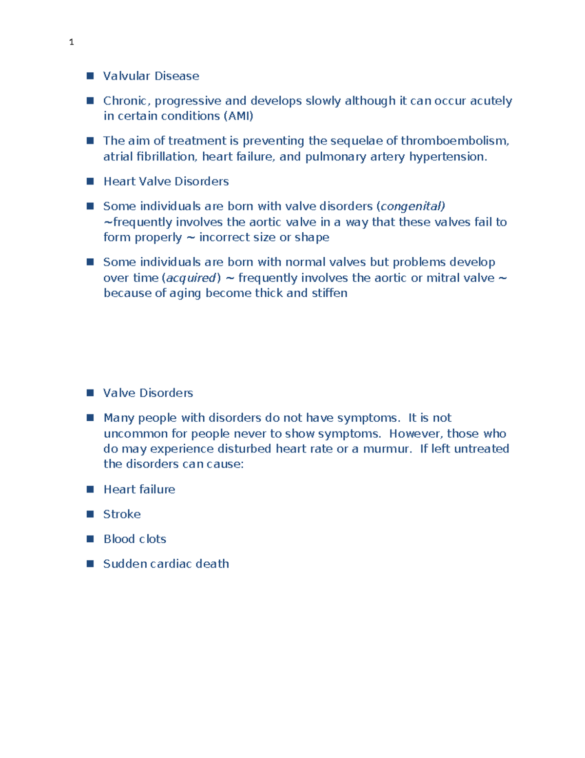 Valvular Disease Overview: Types, Causes, and Management (NUR 101 ...