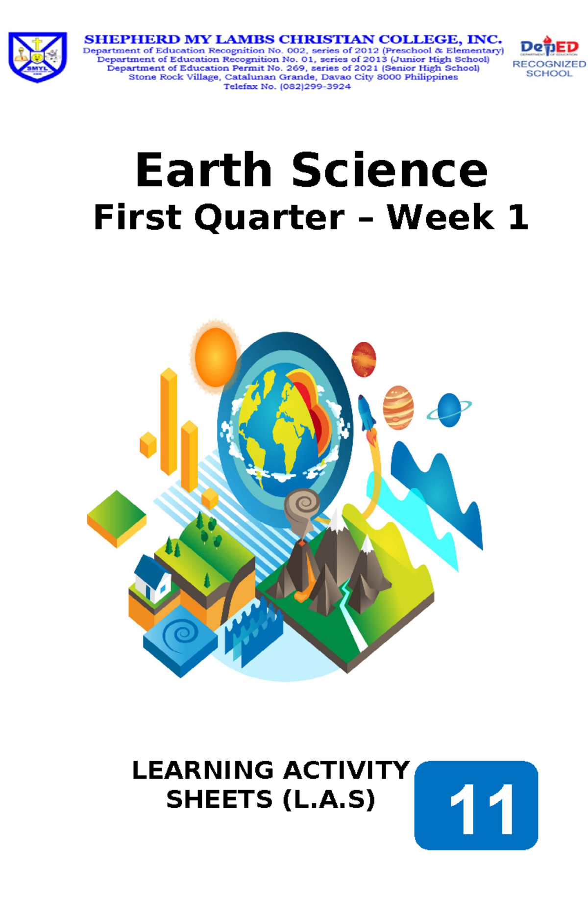 Earth Science Week 1 - Earth Science First Quarter – Week 1 LEARNING ...